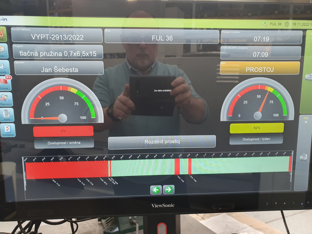 Production monitoring at Alcomex Spring Works - Alcomex » Alcomex