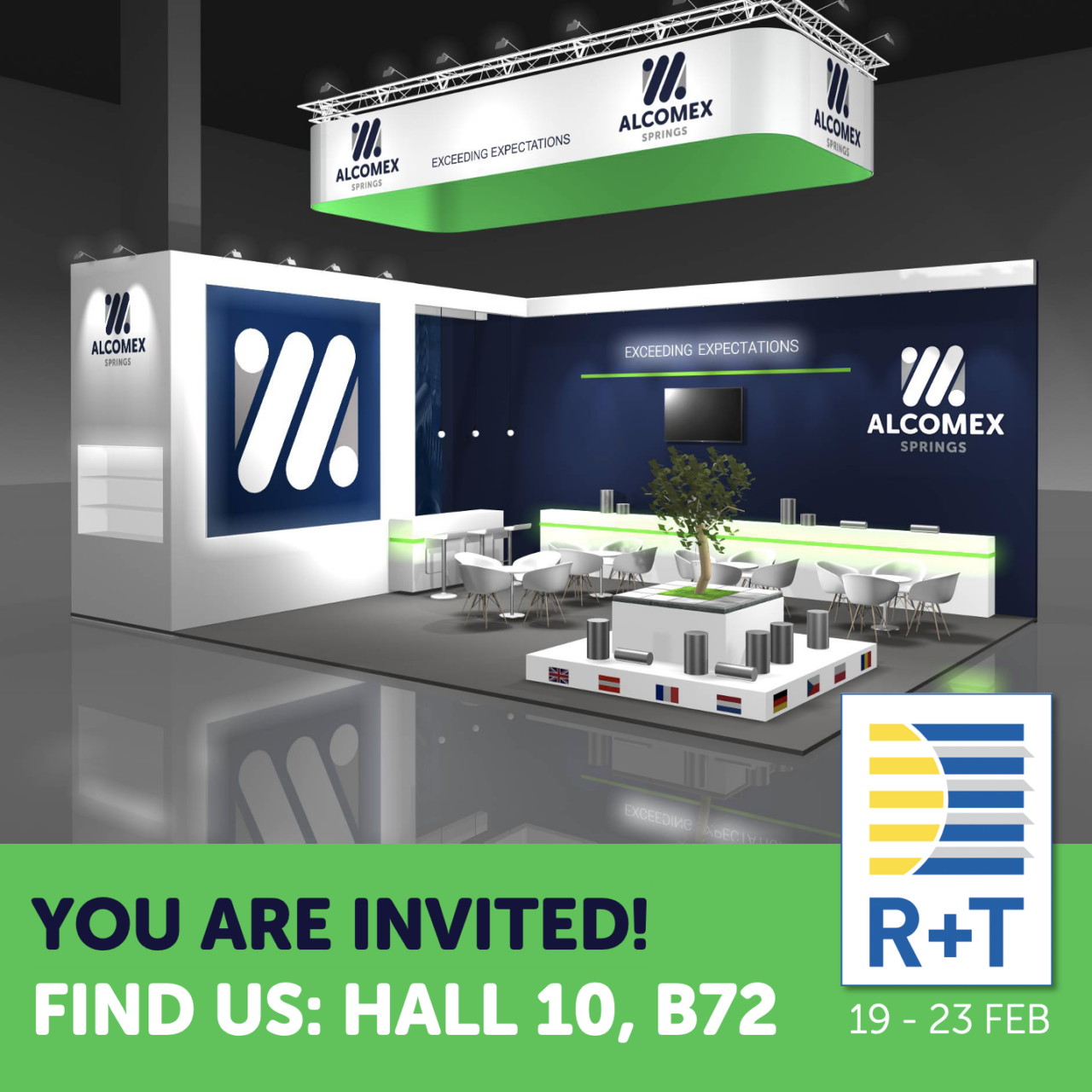 Welcome to Alcomex Springs at the R&T Fair 2024 in Stuttgart! - Alcomex ...